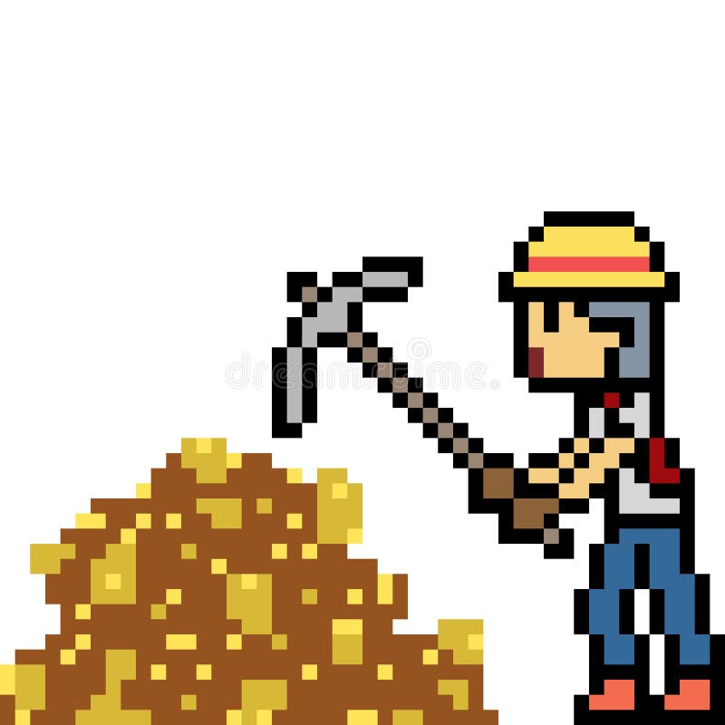 Pixel Digger Stock Illustrations – 138 Pixel Digger Stock Illustrations ...