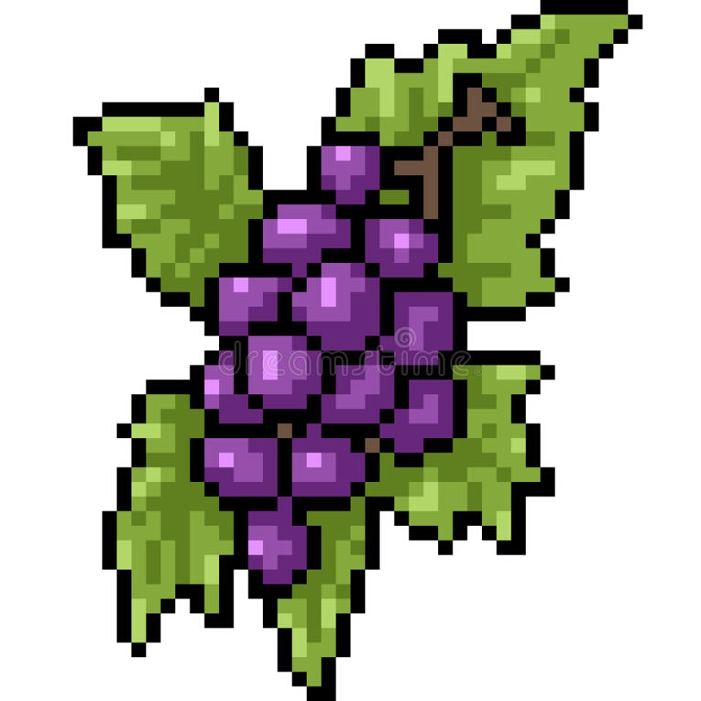 Pixel Art Berry Stock Illustrations – 442 Pixel Art Berry Stock ...
