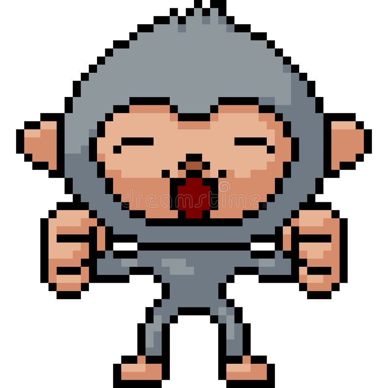 Pixel Art Monkey Stock Illustrations – 282 Pixel Art Monkey Stock ...