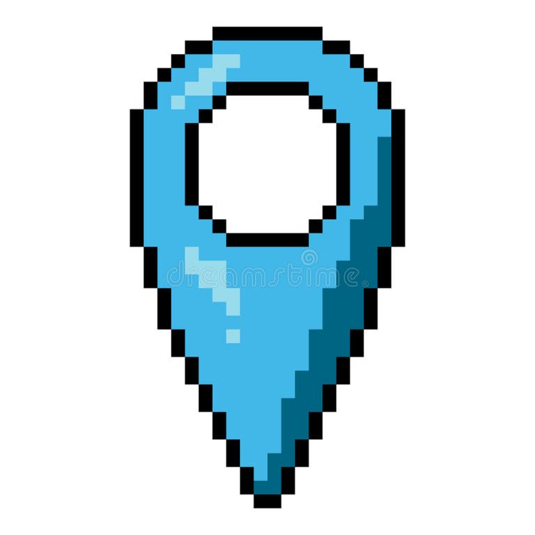 Map Pointer Pixel Icon Stock Illustrations – 2,790 Map Pointer Pixel ...