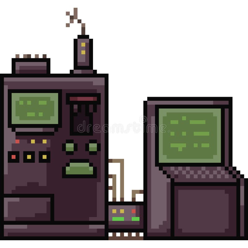 Pixel Art Factory Stock Illustrations – 283 Pixel Art Factory Stock ...