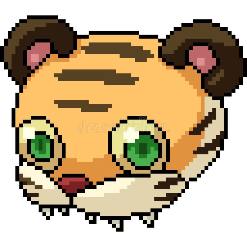 Pixel Tiger Stock Illustrations – 330 Pixel Tiger Stock Illustrations ...