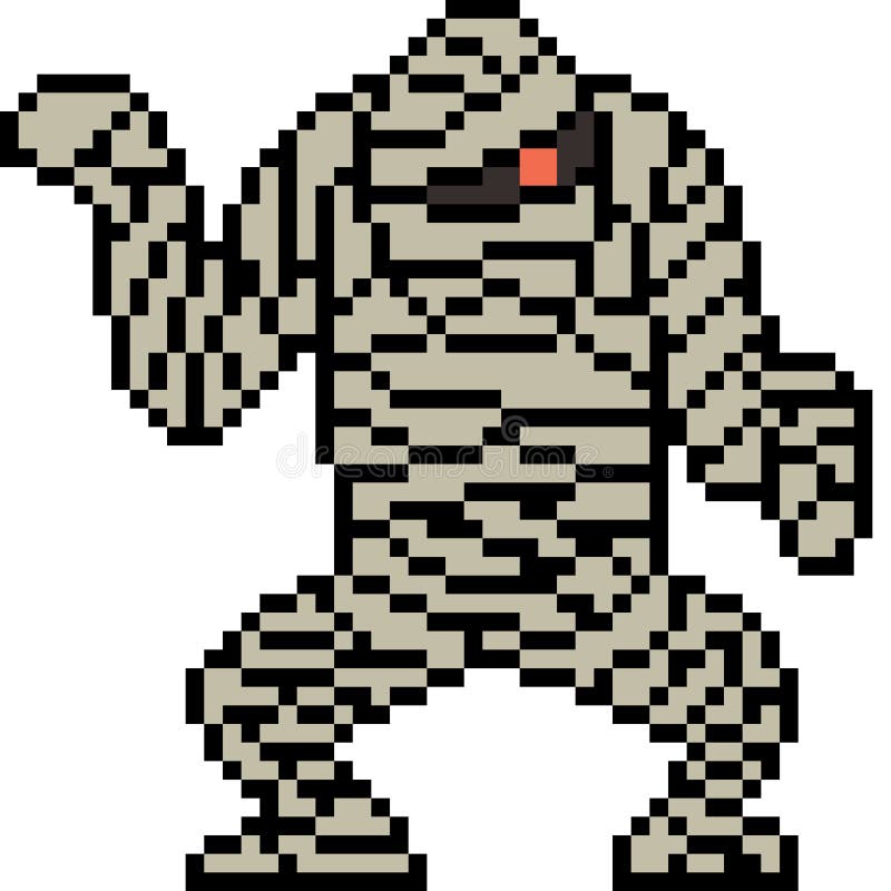 Mummy Pixel Stock Illustrations – 85 Mummy Pixel Stock Illustrations ...