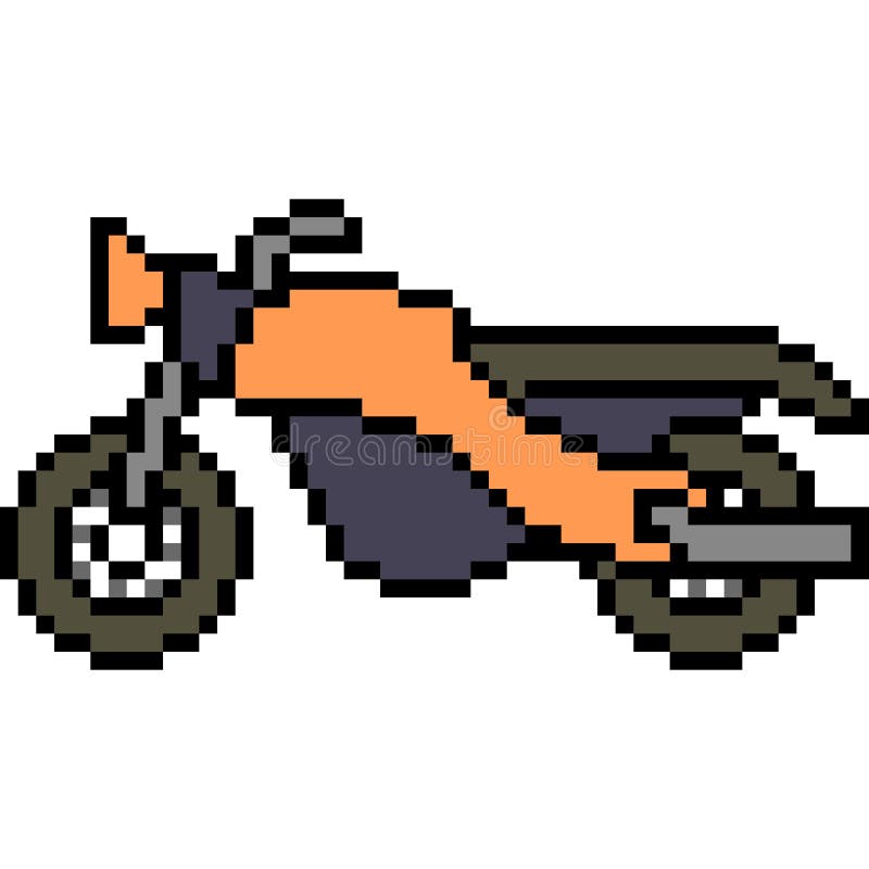 Pixel Art Icon Motorcycle Stock Illustrations – 105 Pixel Art Icon ...