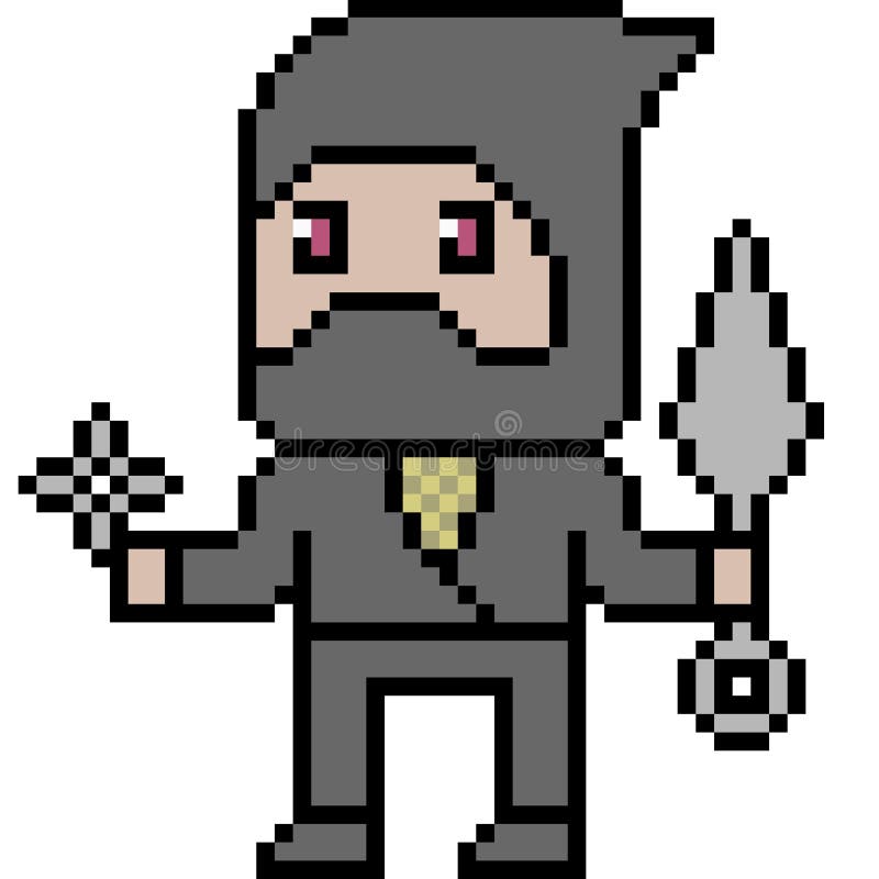 Pixel Ninja Stock Illustrations – 179 Pixel Ninja Stock Illustrations ...