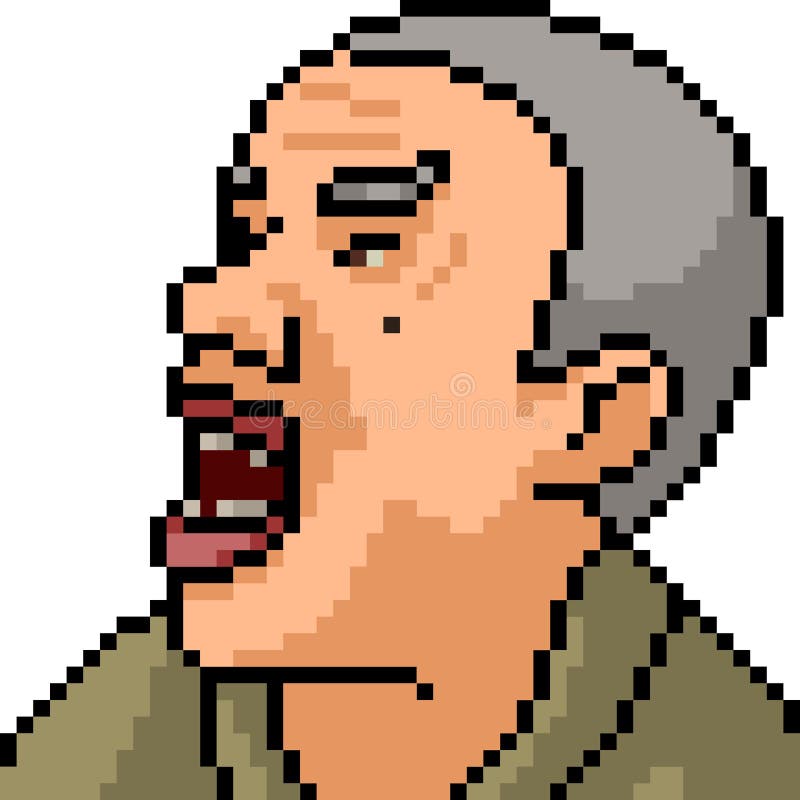 Pixel Art Old Man Stock Illustrations – 2,038 Pixel Art Old Man Stock ...