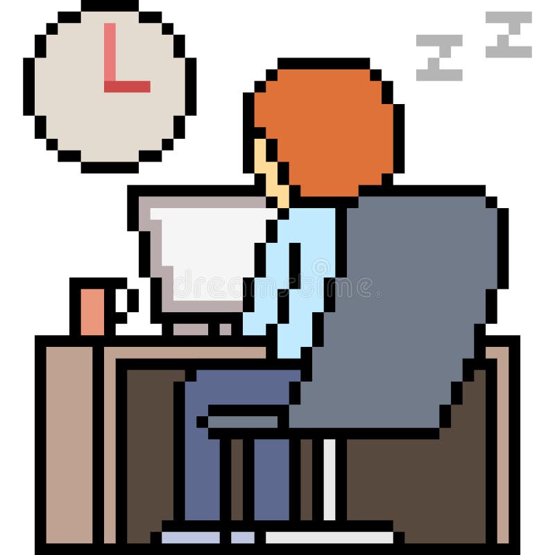 Vector pixel art over time stock vector. Illustration of flat - 93791612