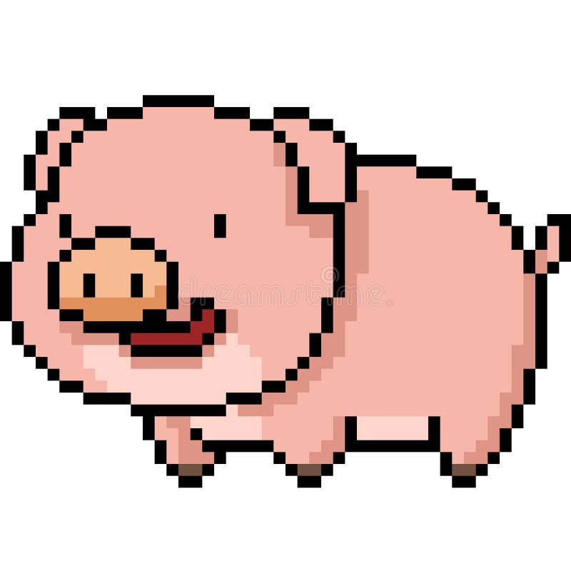 Pixel Pig Stock Illustrations – 877 Pixel Pig Stock Illustrations ...