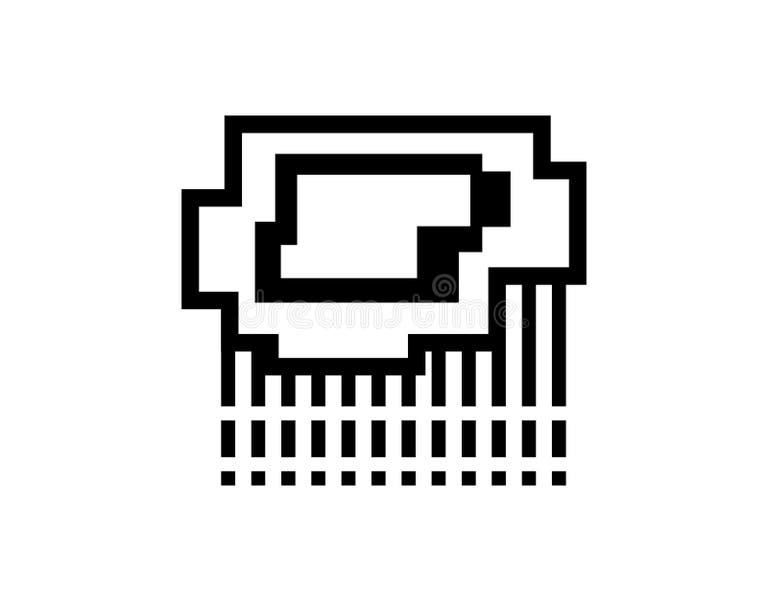 Pixel Art Raining Cloud Stock Illustrations – 18 Pixel Art Raining ...