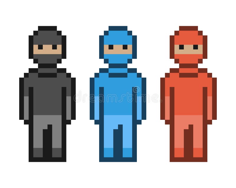 Pixel Ninja Stock Illustrations – 167 Pixel Ninja Stock Illustrations ...