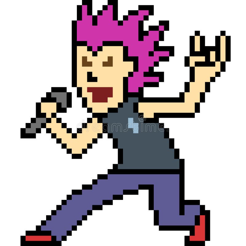 Pixel Singer Stock Illustrations – 155 Pixel Singer Stock Illustrations ...