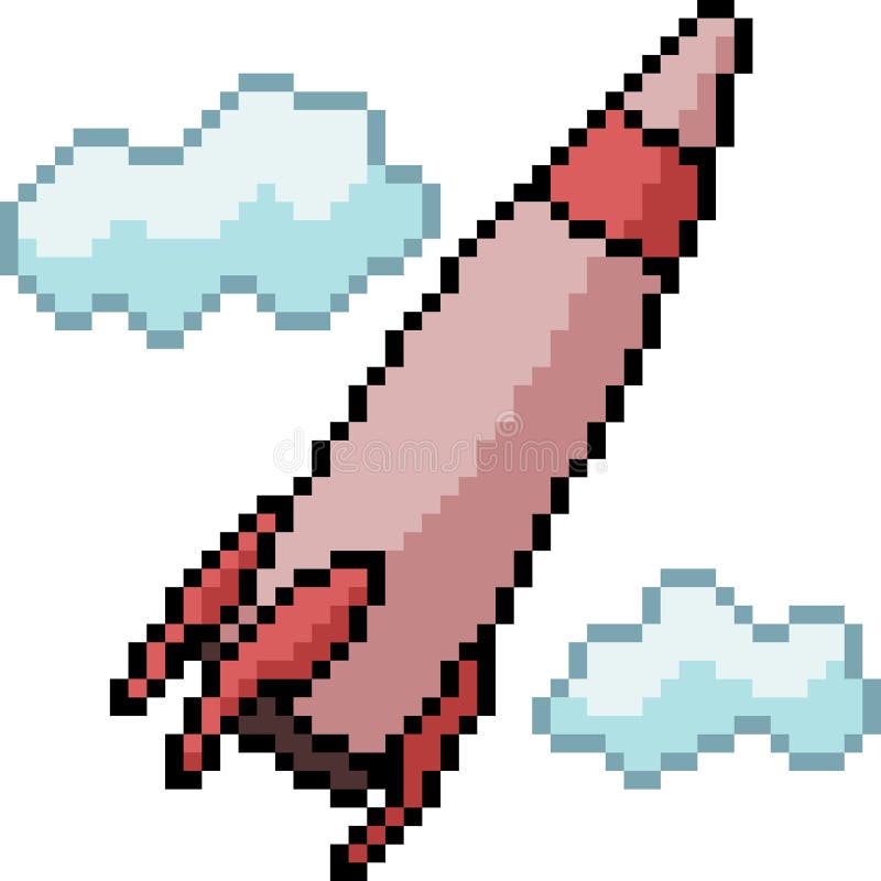Pixel Art Rocket Stock Illustrations – 878 Pixel Art Rocket Stock ...