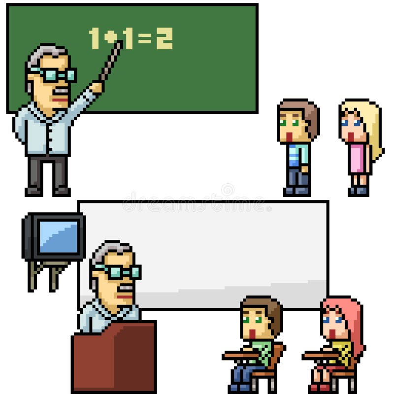 Pixel Classroom Stock Illustrations – 302 Pixel Classroom Stock ...
