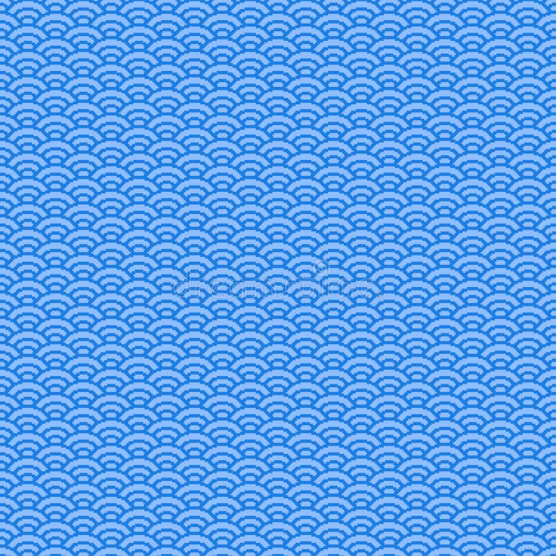 Light Blue Waves Japanese Pattern Stock Illustrations – 195 Light Blue ...