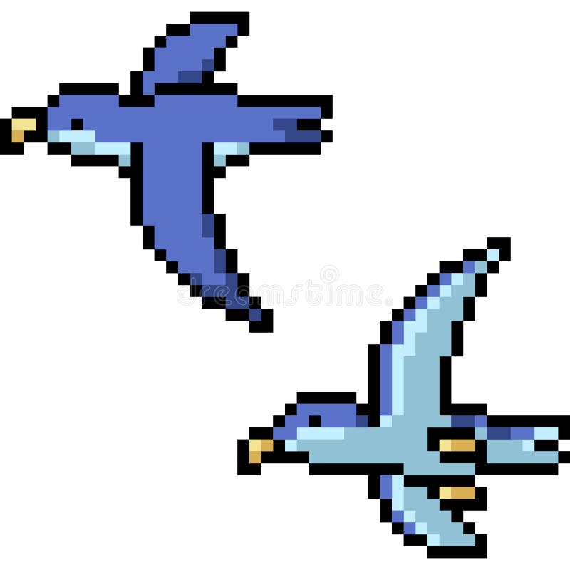 Bird Pixel Art Stock Illustrations – 998 Bird Pixel Art Stock ...