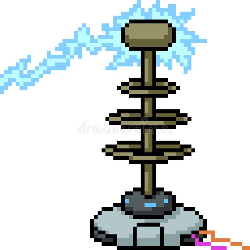 Tesla Coil Icon. Trendy Tesla Coil Logo Concept On White Backgro Stock ...