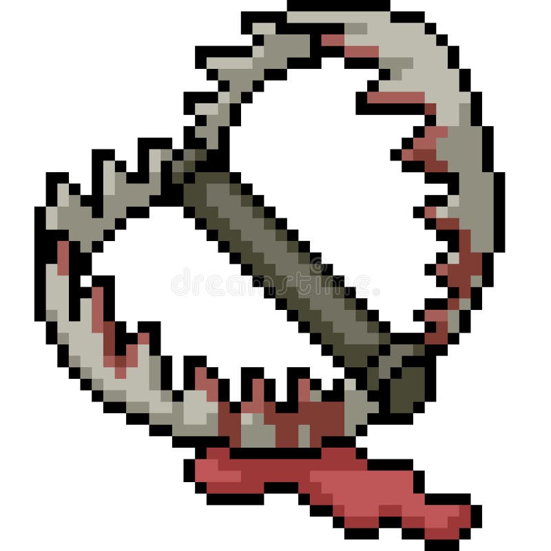 Vector pixel art trap stock vector. Illustration of background - 150297148