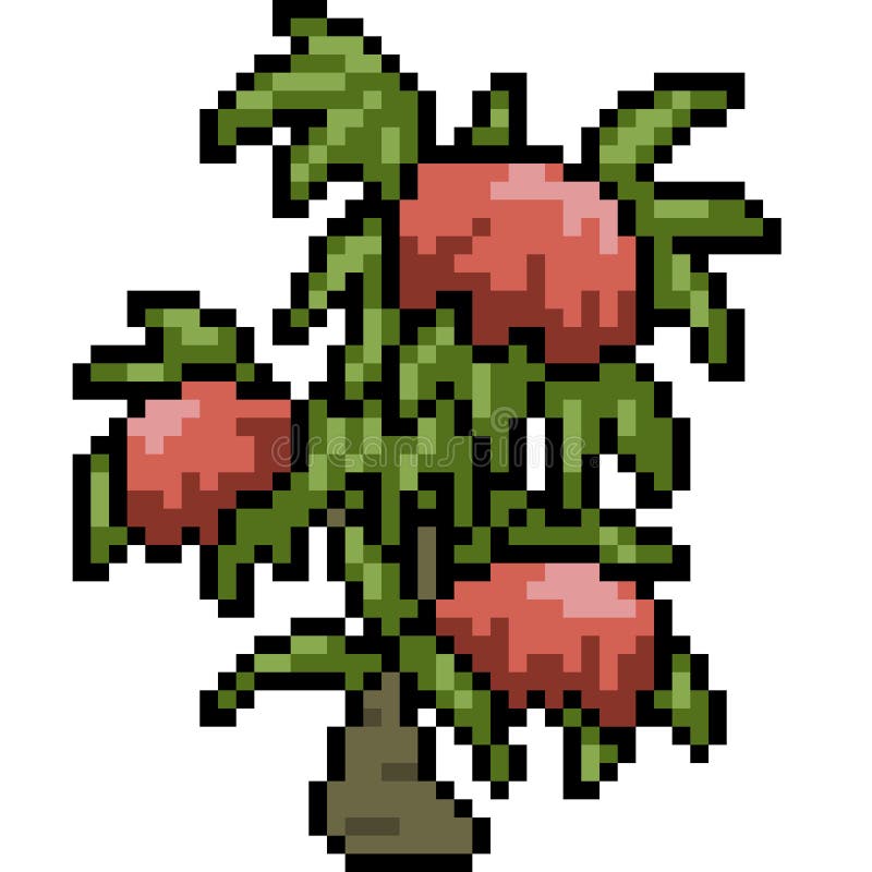 Pixel Fruit Tree Stock Illustrations – 189 Pixel Fruit Tree Stock ...