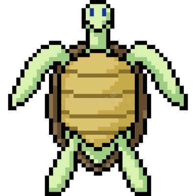 Turtle Pixel Art Stock Illustrations – 184 Turtle Pixel Art Stock ...
