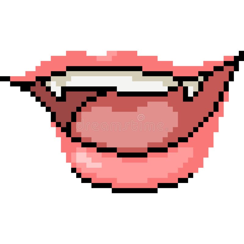 Pixel Art Vampire Skull Head with Snake. Stock Vector - Illustration of ...