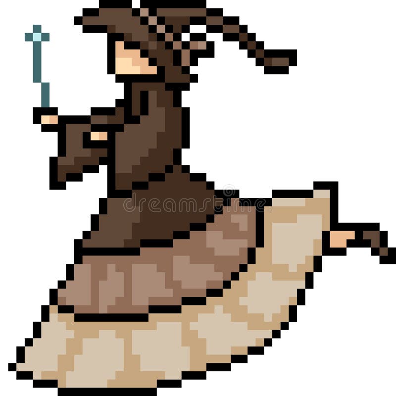 Witch Pixel Stock Illustrations – 468 Witch Pixel Stock Illustrations ...