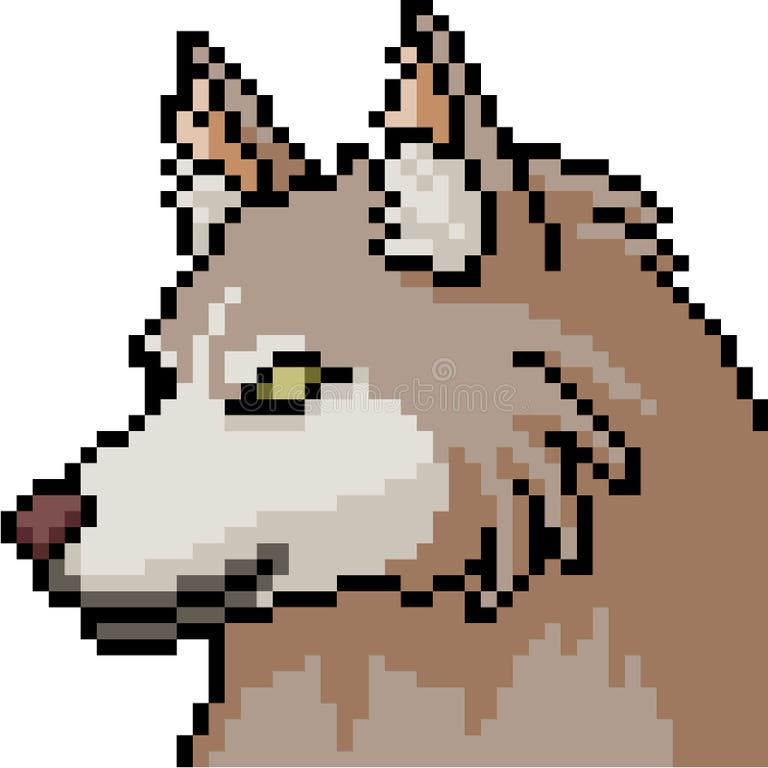 Pixel Wolf Stock Illustrations – 540 Pixel Wolf Stock Illustrations ...