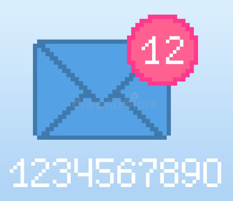 Vector e-mail notification stock vector. Illustration of communication ...