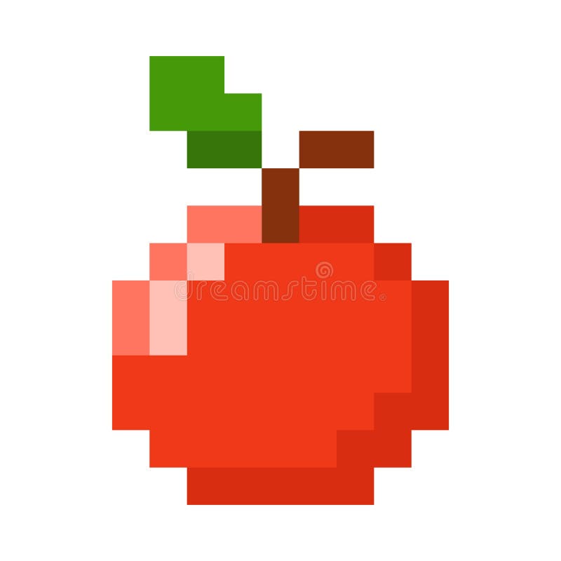 Pixel Apple Fruit Stock Illustrations – 1,421 Pixel Apple Fruit Stock ...