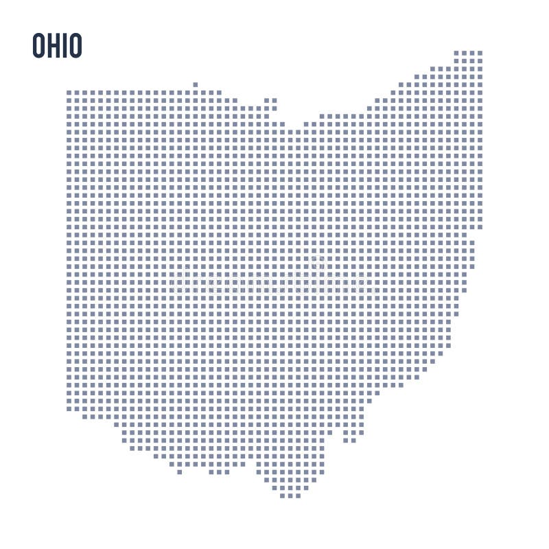 Ohio. Isolated USA State Names Stock Illustration - Illustration of ...