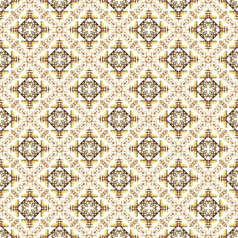 Vector Pixel Pattern Made of Small Squares on a White Background. Stock ...