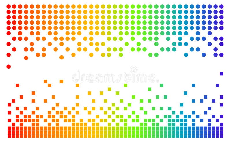 Vector pixels stock vector. Illustration of groovy, decorative - 7844031