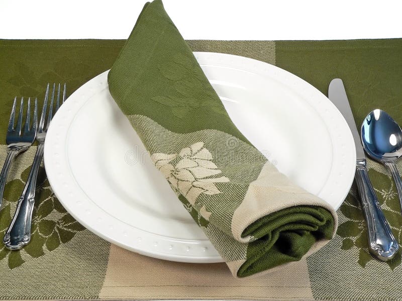 Vector Placesetting imagen de archivo. Imagen de cubiertos - 1720727