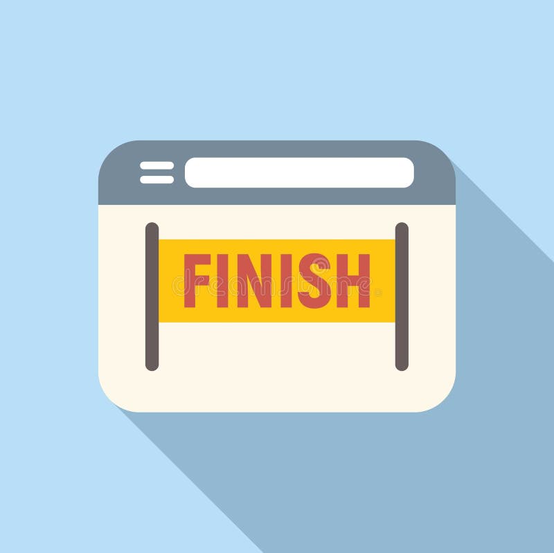 Vector Plano De Icono Web De Runner. Deporte Digital Ilustración del ...