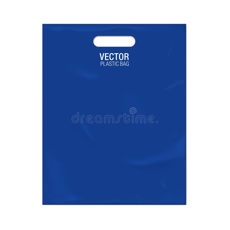 Vector Plastic Bag Template Stock Vector - Illustration of packet ...