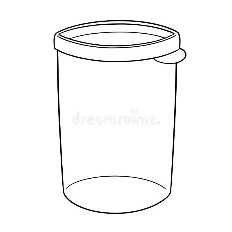 Vector Set Of Plastic Container Stock Vector - Illustration of ...
