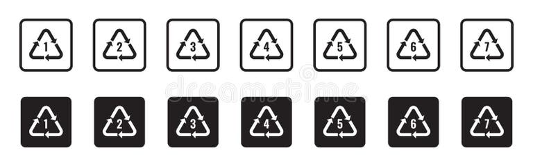 Recycle Codes Stock Illustrations – 312 Recycle Codes Stock ...