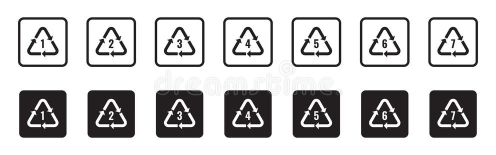 Recycle Codes Stock Illustrations – 312 Recycle Codes Stock ...