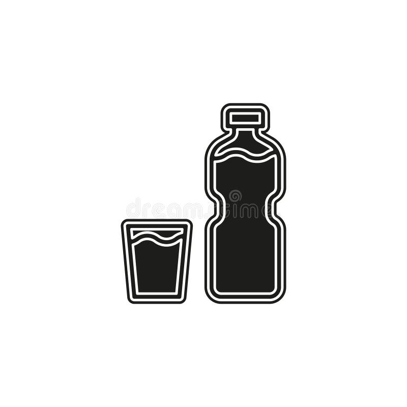 Vector Plastic Water Bottle, Drink Container Illustration - Fresh ...