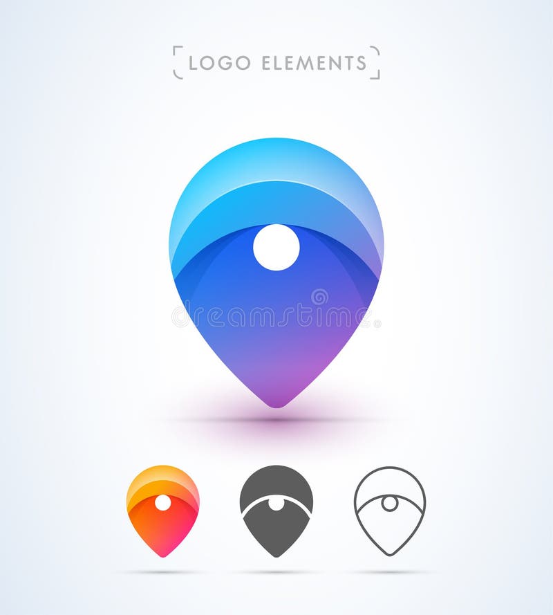 Map pointer logo design stock vector. Illustration of gradient - 195993432 Map pointer logo design stock vector. Illustration of gradient - 195993432