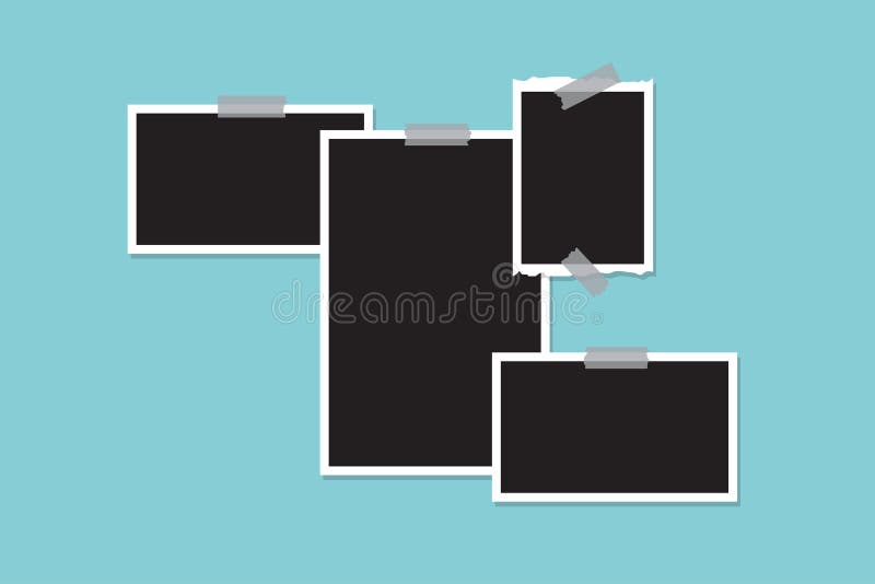 Vector Polaroid Frames Realistic Photo Templates Stock Vector ...