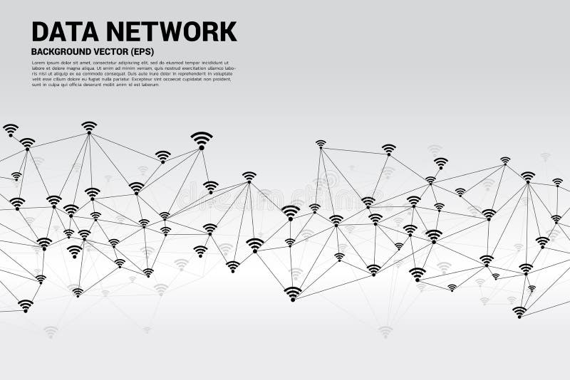 Vector Polygon Dot Connect Line Shaped AI. Stock Illustration ...
