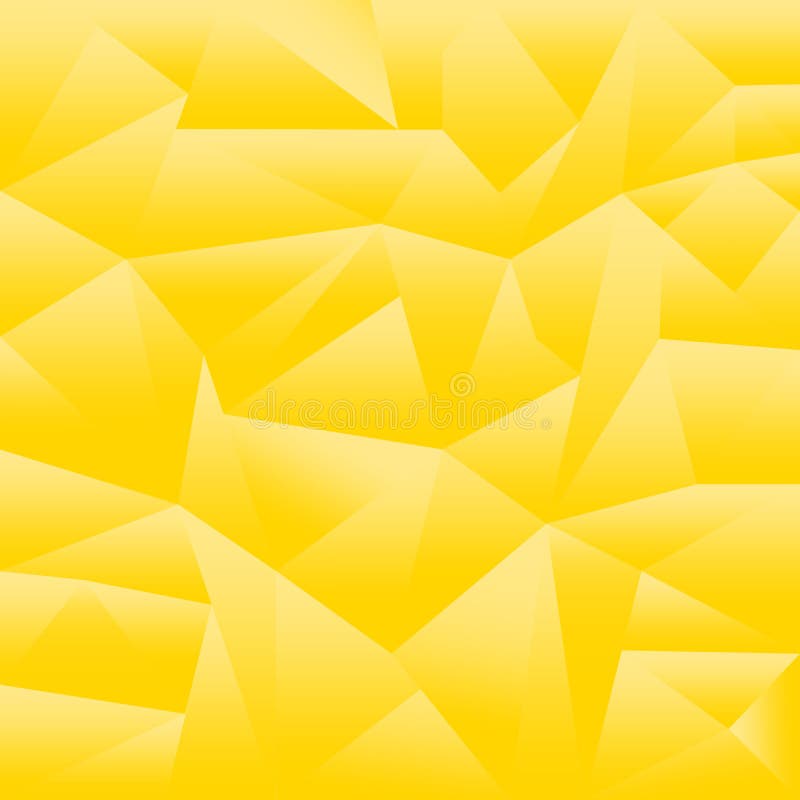 Abstract Yellow Polygonal Triangle Background. Stock Vector ...