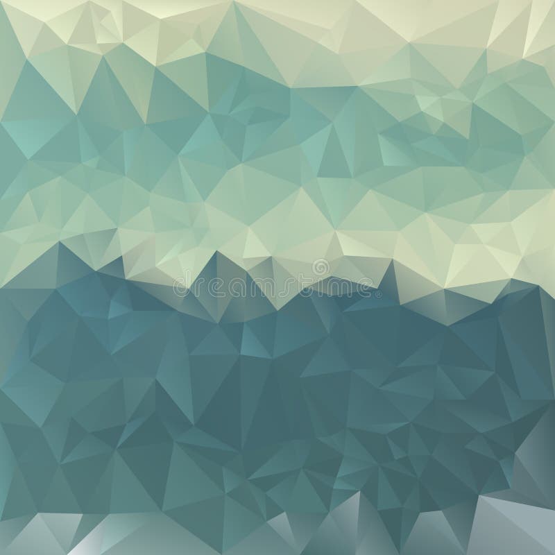Vector Polygonal Background Triangular Design in Turquoise Blue Colors ...