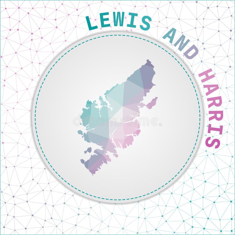 Lewis and Harris map. stock vector. Illustration of graphic - 111019128