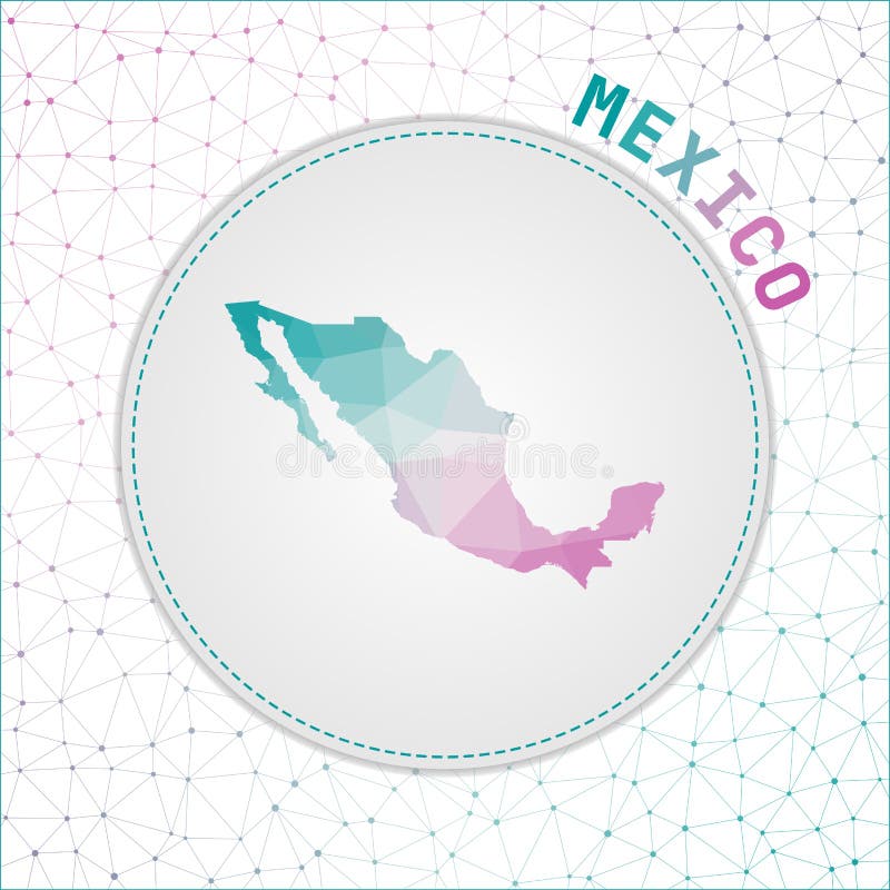 Vector Polygonal Mexico Map. Stock Vector - Illustration of america ...