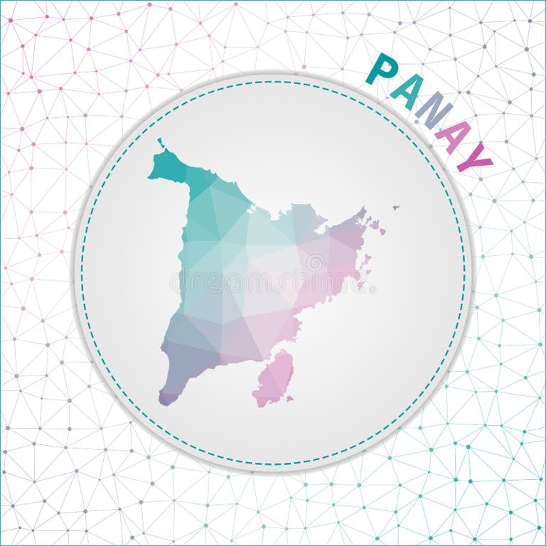 Vector Polygonal Panay Map. Stock Vector - Illustration of filipino ...