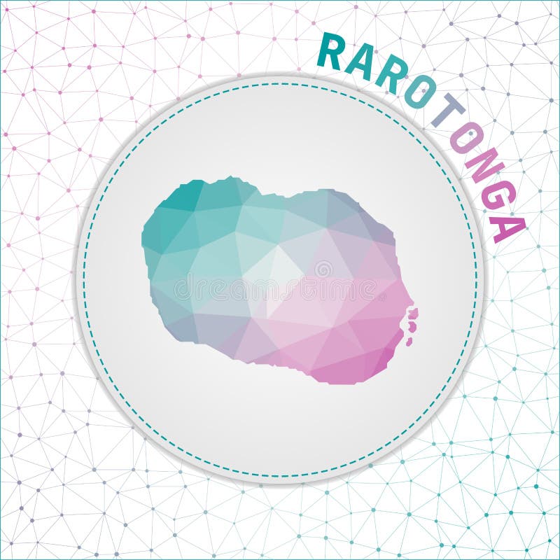 Rarotonga map. stock vector. Illustration of international - 153517530