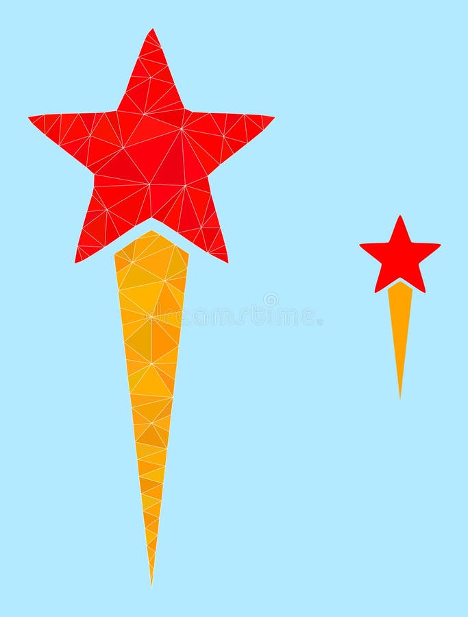 Star Start Twice Fireworks Stream Stock Vector - Illustration of ...
