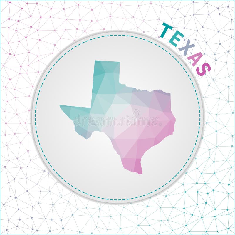 Texas network map. stock vector. Illustration of concept - 92623204