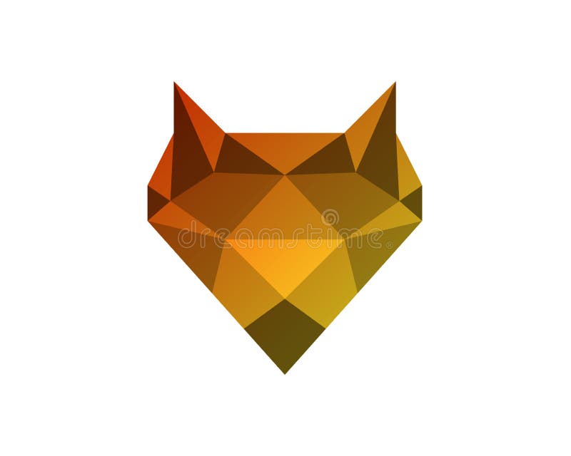 Geometric Animal Fox Outline Stock Illustrations – 525 Geometric Animal ...
